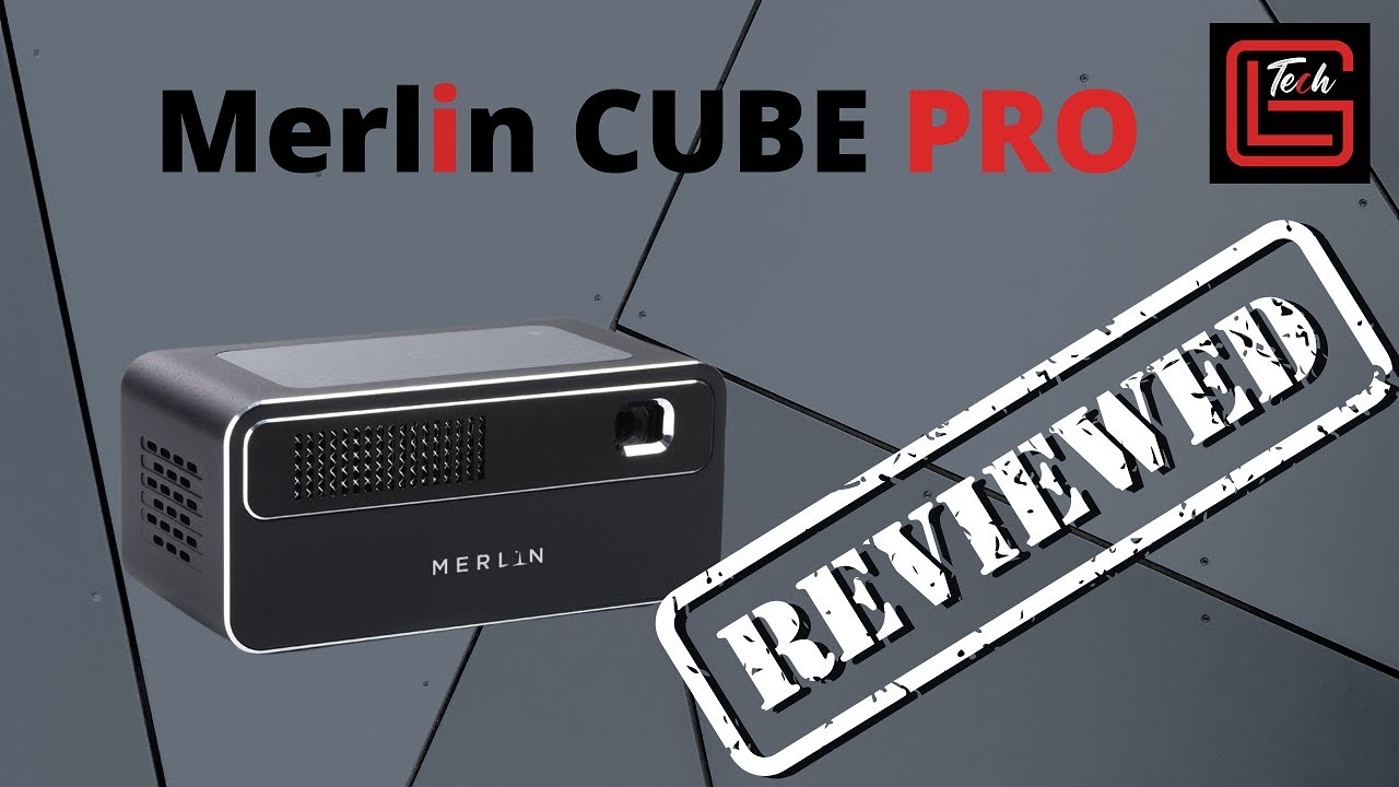Merlin Cube Pro Portable Projector - Reivew - YouTube