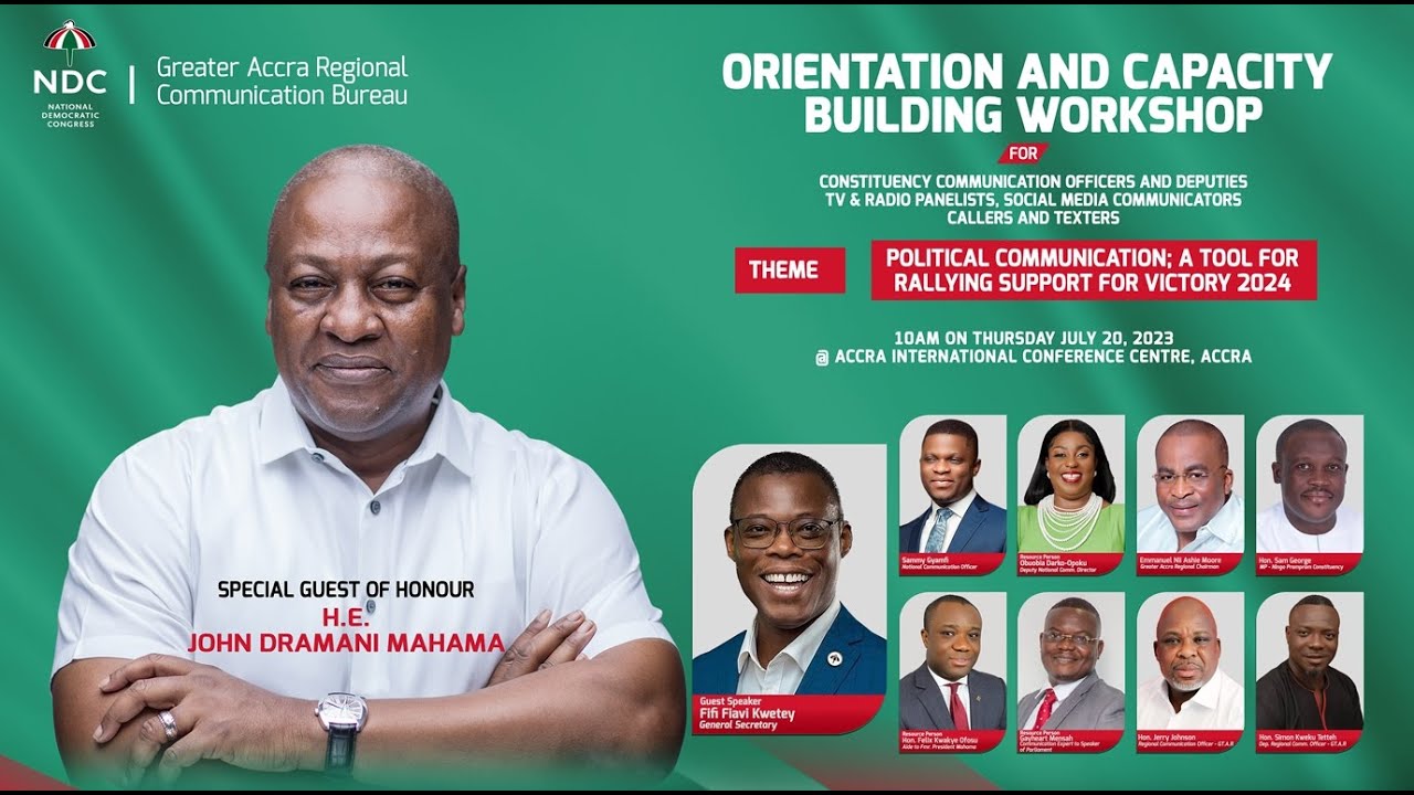 ORIENTATION AND CAPACITY BUILDING WORKSHOP FOR NDC GREATER ACCRA REGION ...
