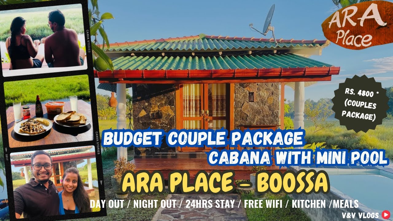 ARA Place - Boossa | Budget Couple Package | Cabana with Private Mini Pool🏊🏡️| V&V VLOGS 👫 - YouTube