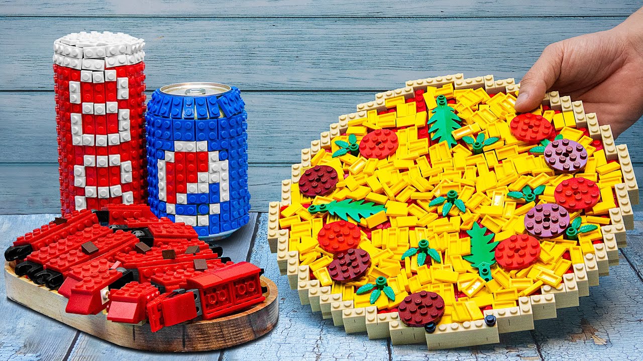 Lego Pizza cooking - Lego In Real Life / Stop Motion Cooking ＆ ASMR ...