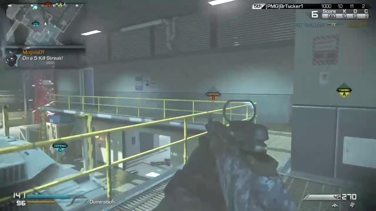 Call of Duty Ghosts Epic Stabs & kills dog xbox one - YouTube