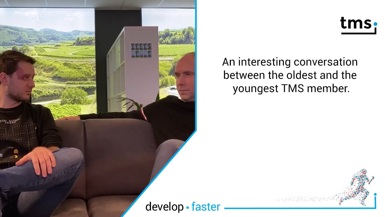 An interesting conversation between the oldest and the youngest TMS ...