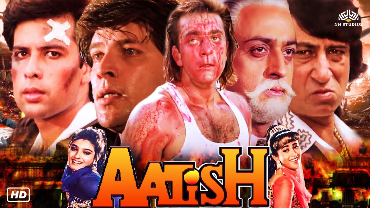 Aatish (आतिश ) Hindi Action Full Blockbuster Movie | Sanjay Dutt ...