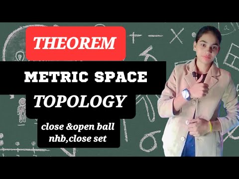 theorem of open ball and close ball #metricspace #bsc6thsem #bscmaths # ...