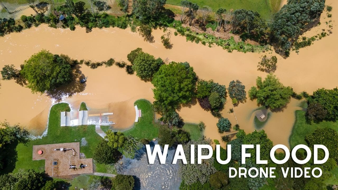 Waipu township flooding November 2022 [DRONE VIDEO] - YouTube