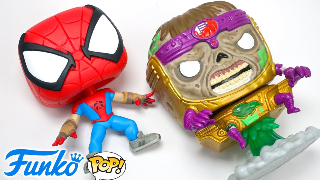 Spiderman Mangaverse Spider Clan Funko Pop Y Modok Version Zombie - Stc ...