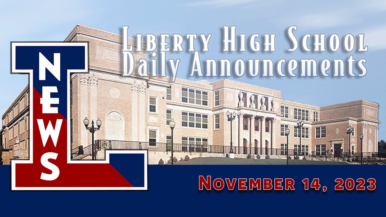 November 14, 2023 Daily Announcements - YouTube
