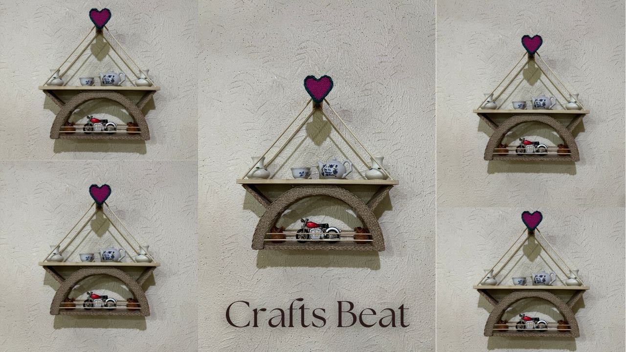 Wall Decor Ideas | Bamboo Stick Craft | Beautiful Wall Hanging | Crafts ...