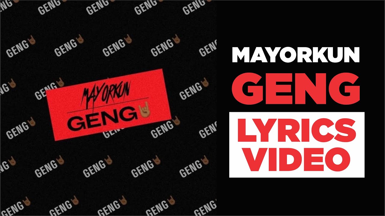 Mayorkun GENG - Lyrics Video - YouTube
