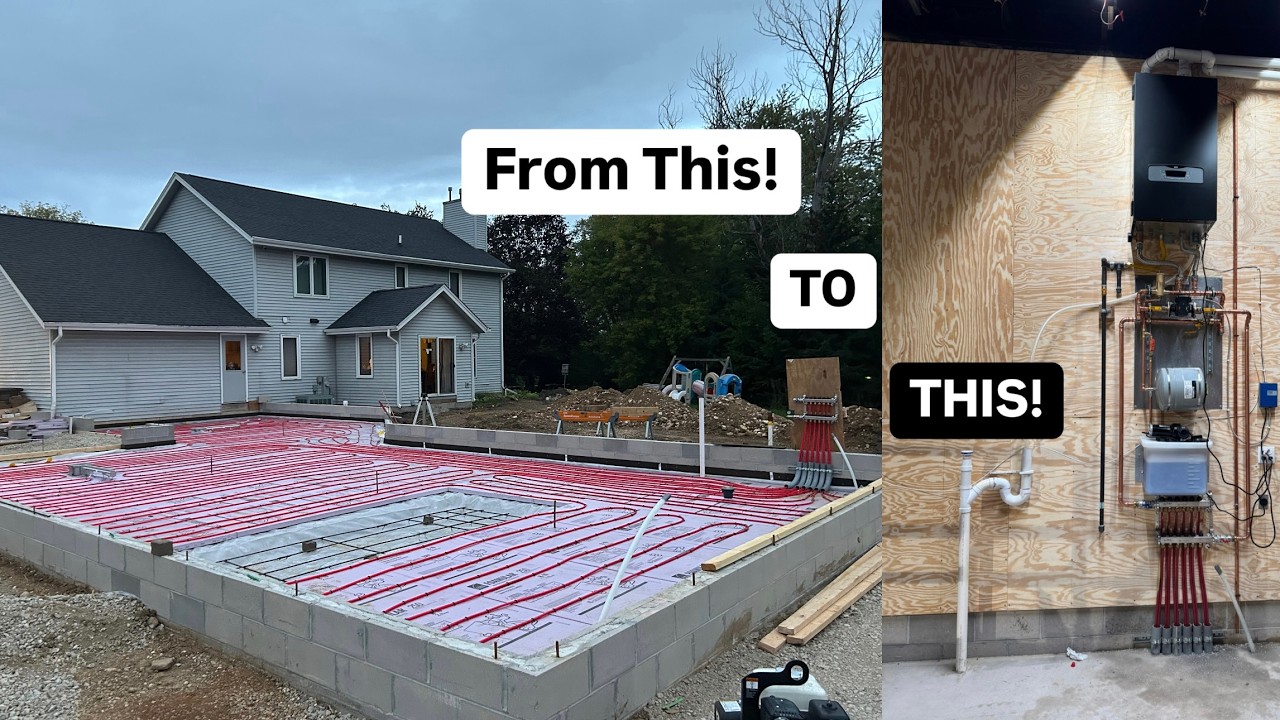 DIY Boiler Replacement SUCCESS! Hydronic In-floor HEAT Up and Running ...