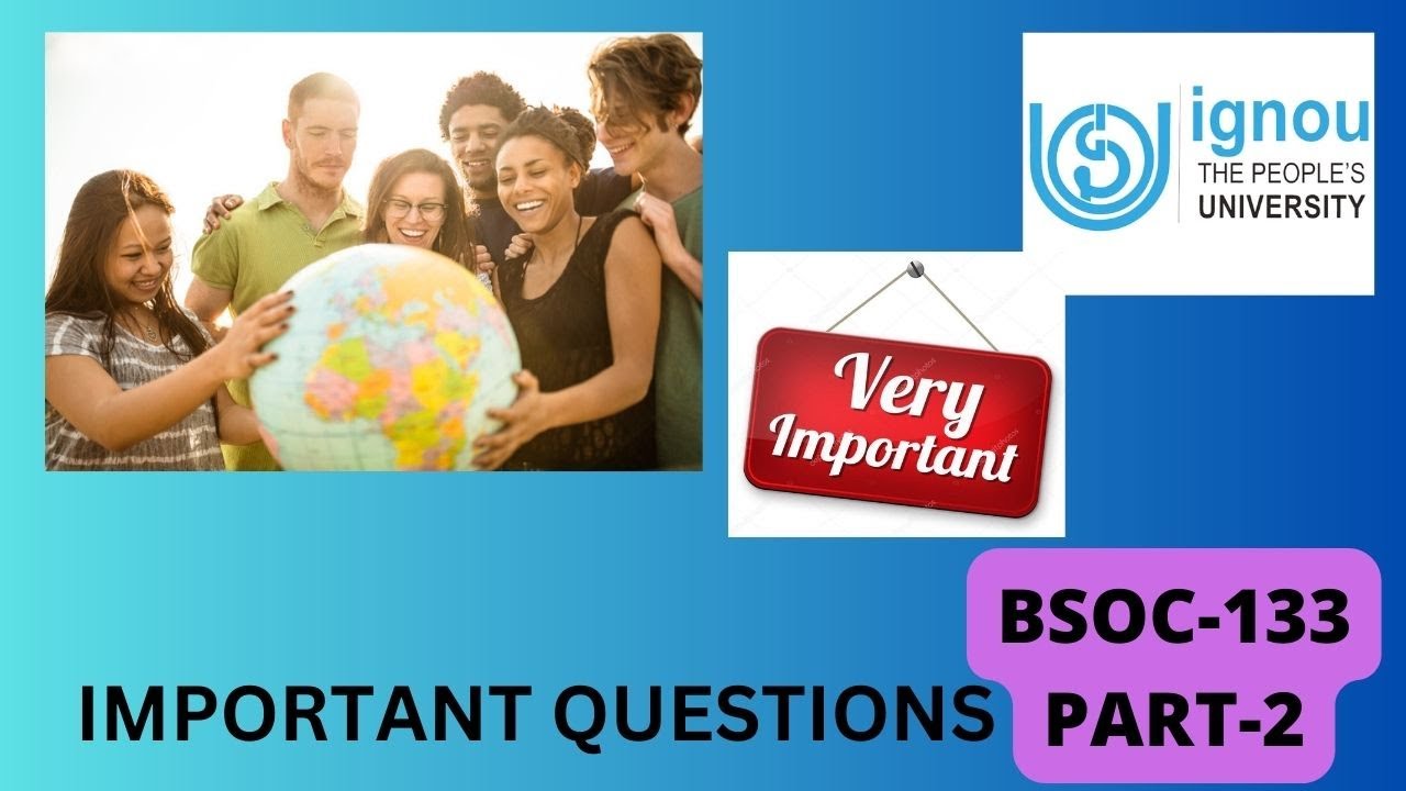 BSOC-133..Sociological Theories ..Important questions..PART-2 - YouTube