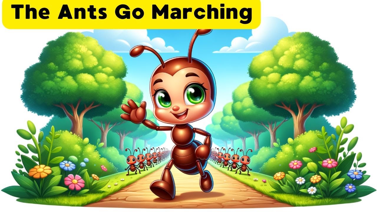 The Ants Go Marching🐜Let The Children Play|Sing and Count Song|Early ...