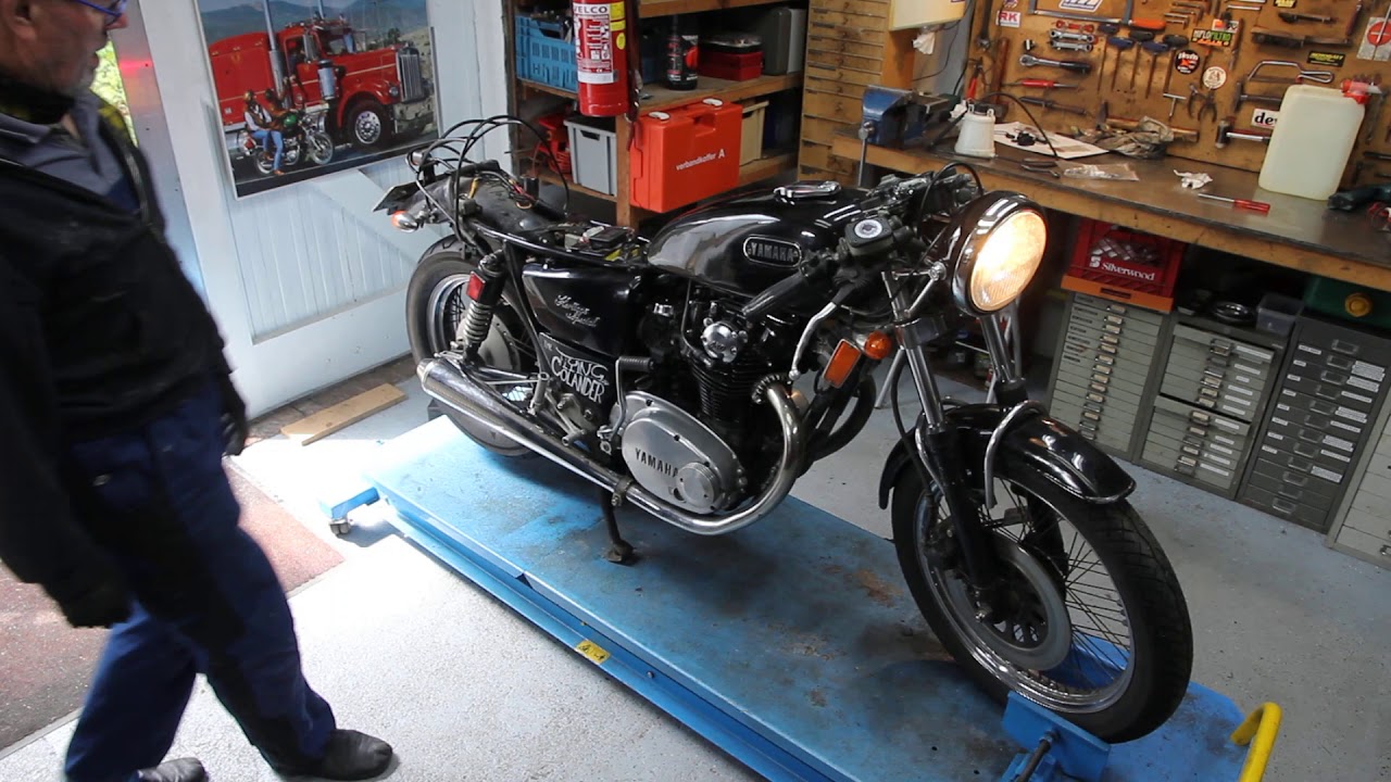 XService revives Erwin Rooks's XS 650 café racer - YouTube