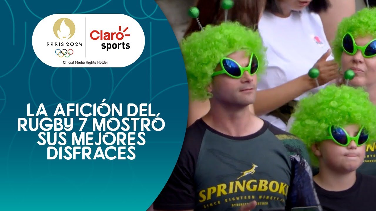 #Paris2024 | La afición del Rugby 7 mostró sus mejores disfraces - YouTube