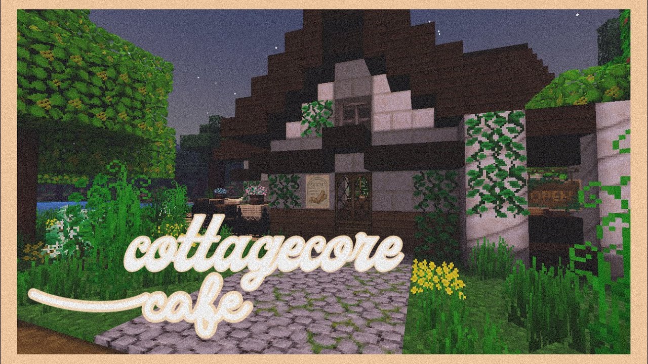 Minecraft: Cottagecore Cafe - YouTube