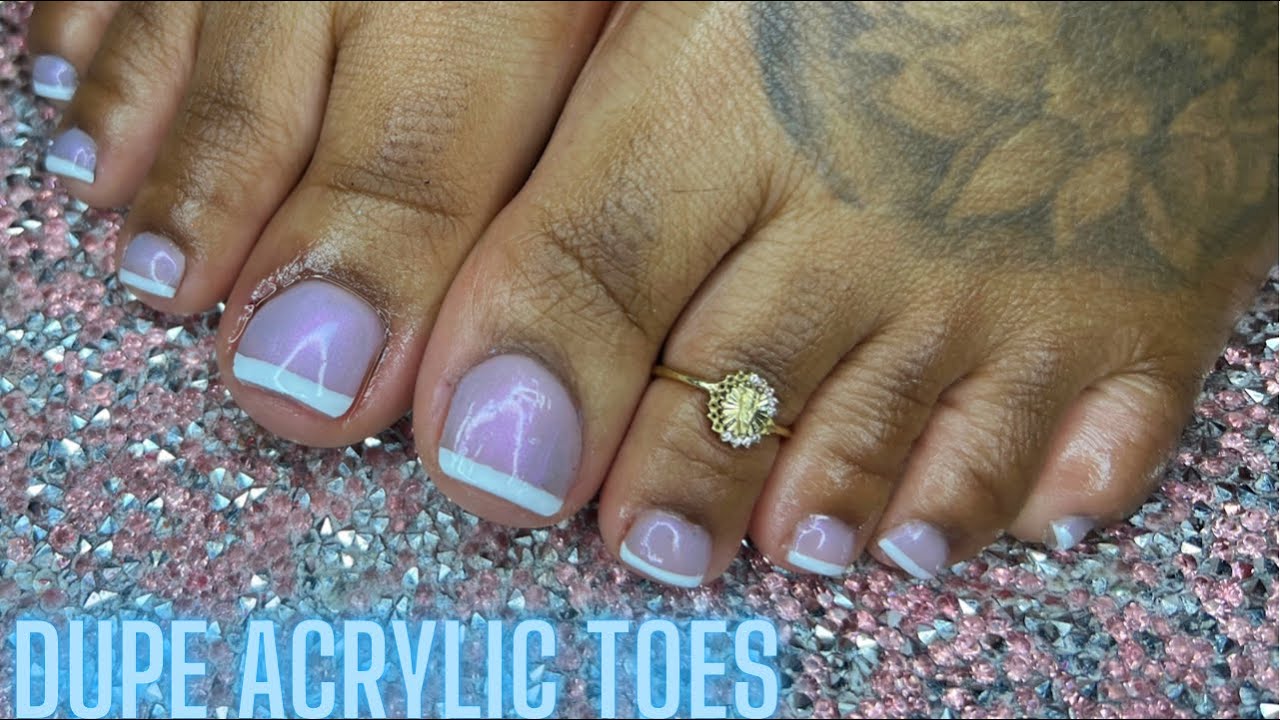 Polygel Toes Tutorial for Beginners - YouTube