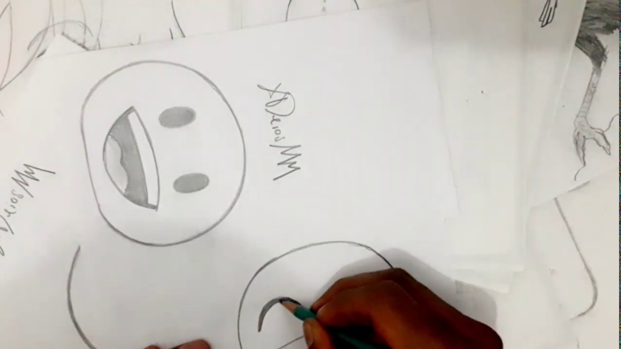 Como dibujar MEMES paso a paso EMOJI EMOCION 03 XDEIOSMOMAZO - YouTube