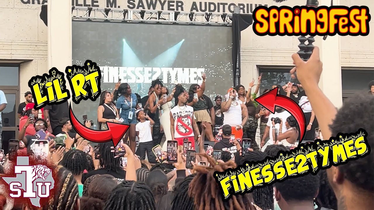Lil RT and Finesse2tymes PERFORM at Texas Southern🤯PVAMU + TSU ...