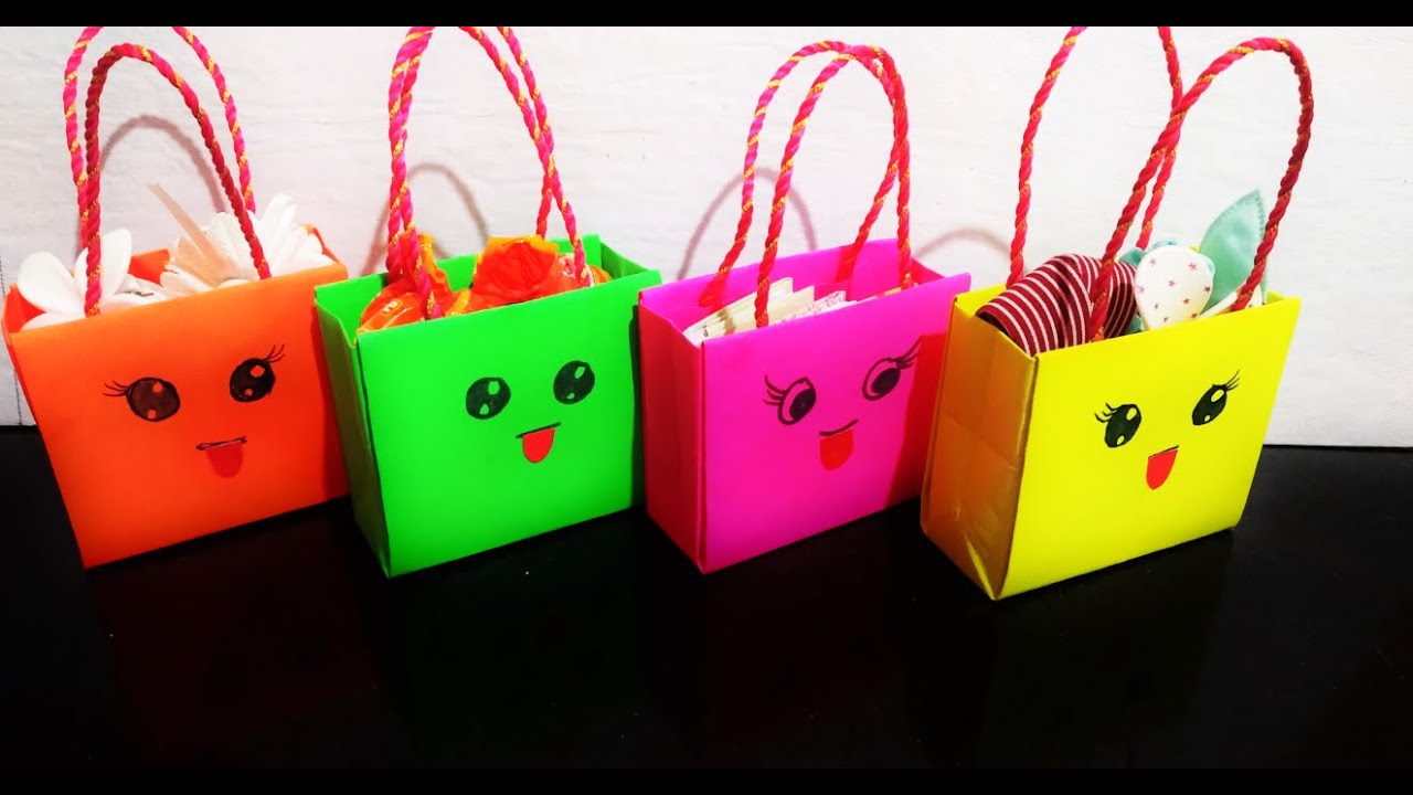 Mini Paper Bags | DIY | Handmade Tutorial - YouTube
