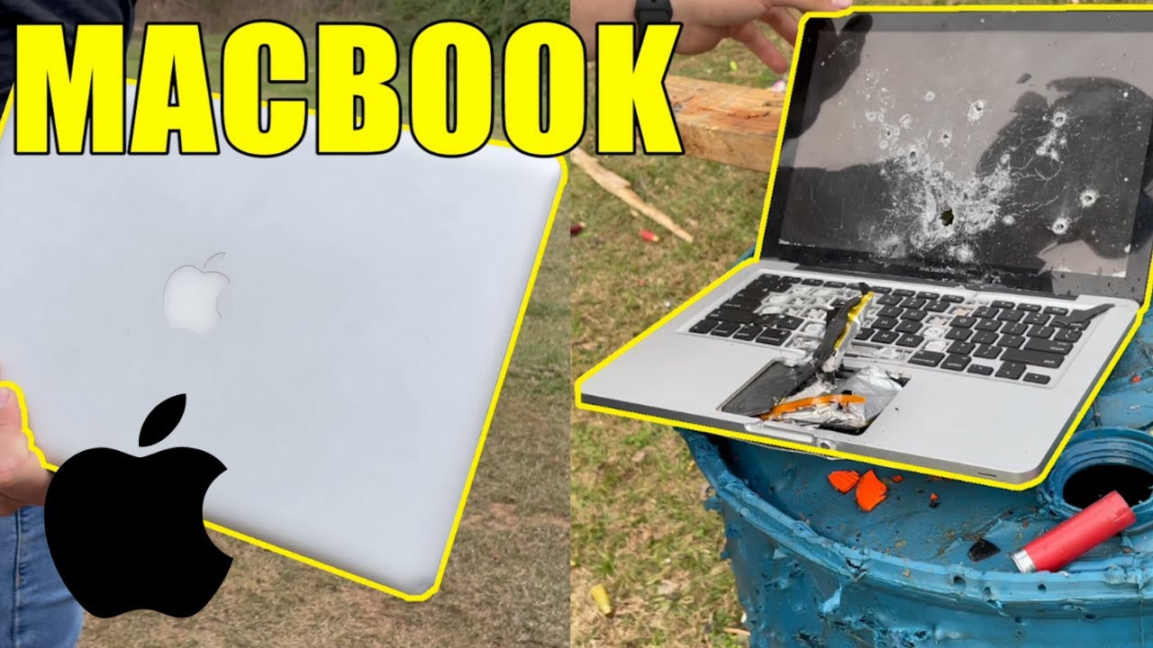 APPLE MACBOOK GETS DESTROYED | Range Day 9 - YouTube