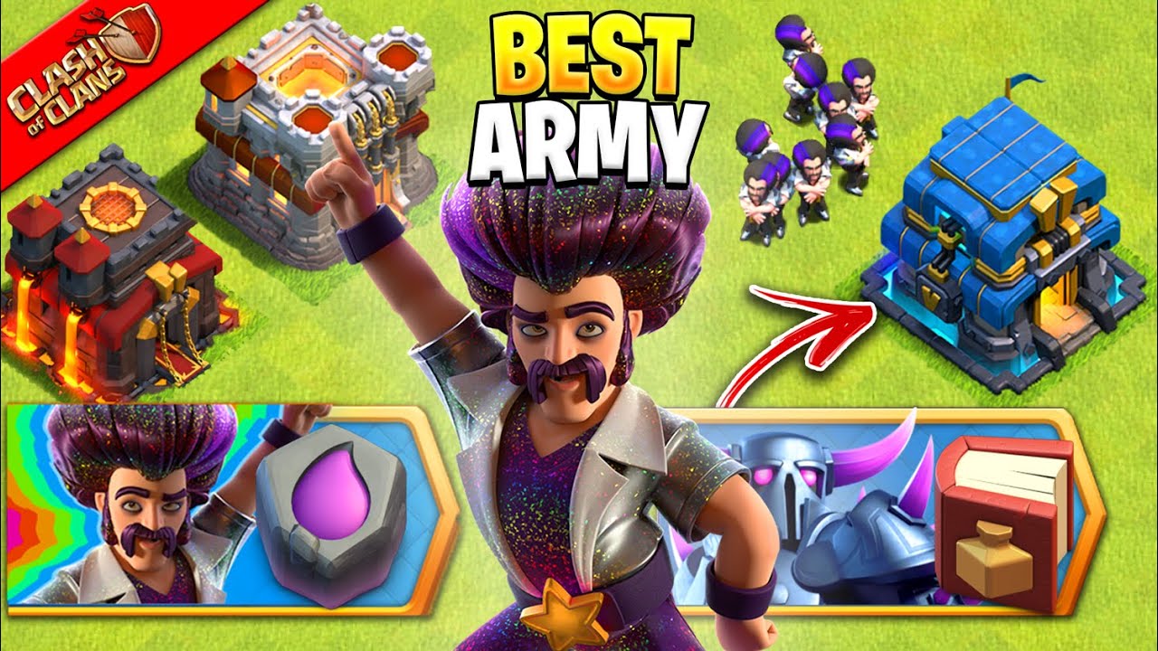 Best Party Wizard Attack Strategy for TH10, TH11 & TH12 | Clash of ...