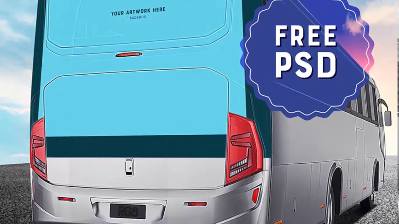 Photoshop CS6 Free Download – Bus Billboard Mockup - YouTube