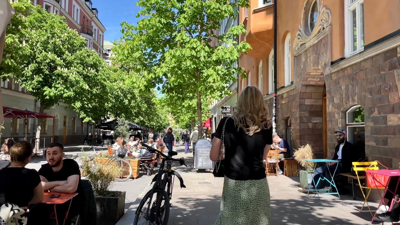 Stockholm Walks: Swedenborgsgatan to Mariatorget in May. Södermalm ...