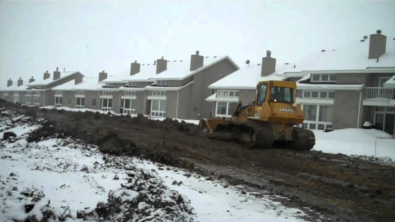 Rose Coulee dike construction - YouTube