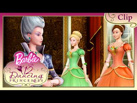 Düşes Rowena Prenseslerle Tanışıyor! | Barbie ve 12 Dans Eden Prenses | Filmden Bir Kesit