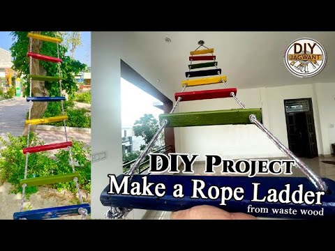 How to make a Rope Ladder - DIY tutorial - YouTube