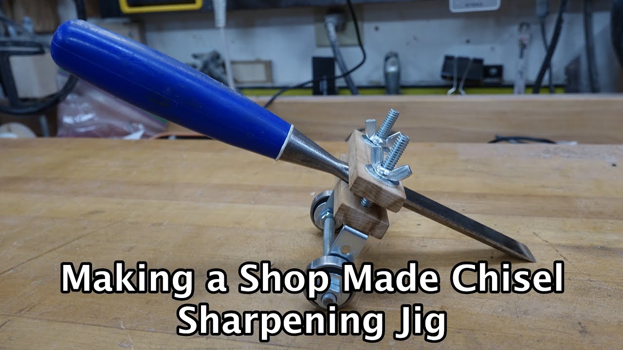 Making a Shop Made Chisel Sharpening Jig - YouTube
