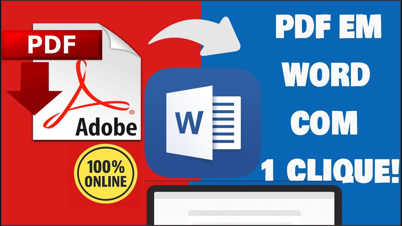 COMO CONVERTER DOCUMENTO PDF EM WORD (SEM PROGRAMAS) - YouTube