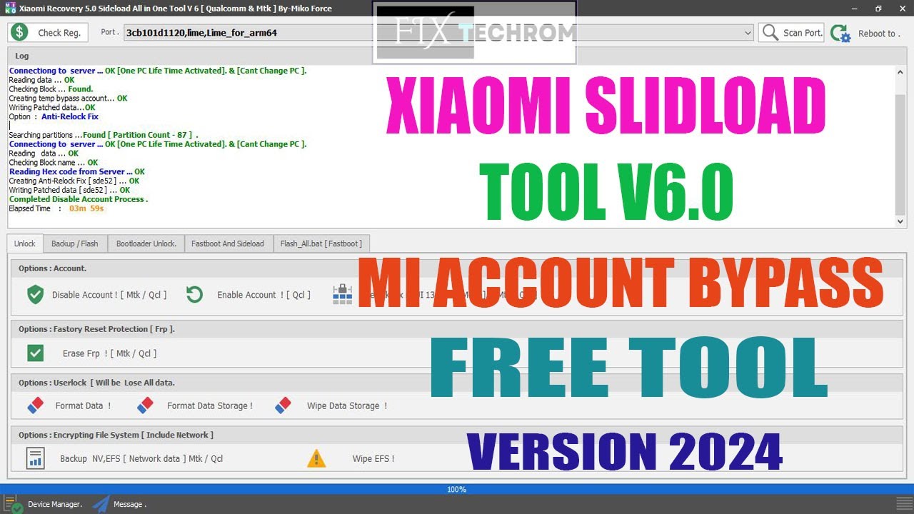 Xiaomi Sideload Tool V6.0 | Mi Account Removed | FRP Reset Tool 2024 ...