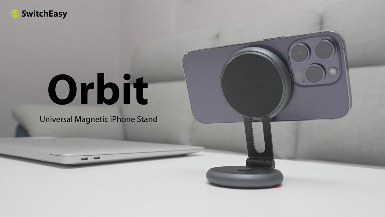 Orbit Universal Magnetic MagSafe iPhone Stand | SwitchEasy | - YouTube