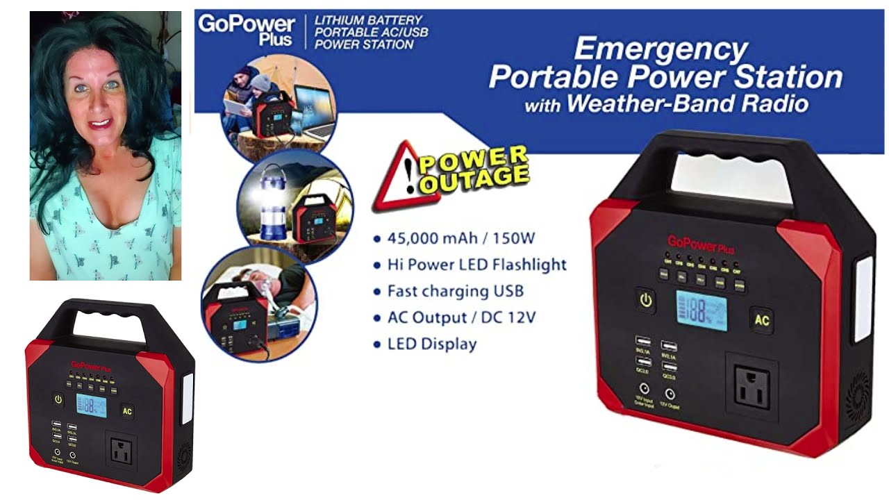 How To Use a Solar Panel to Charge Go Power Plus - YouTube