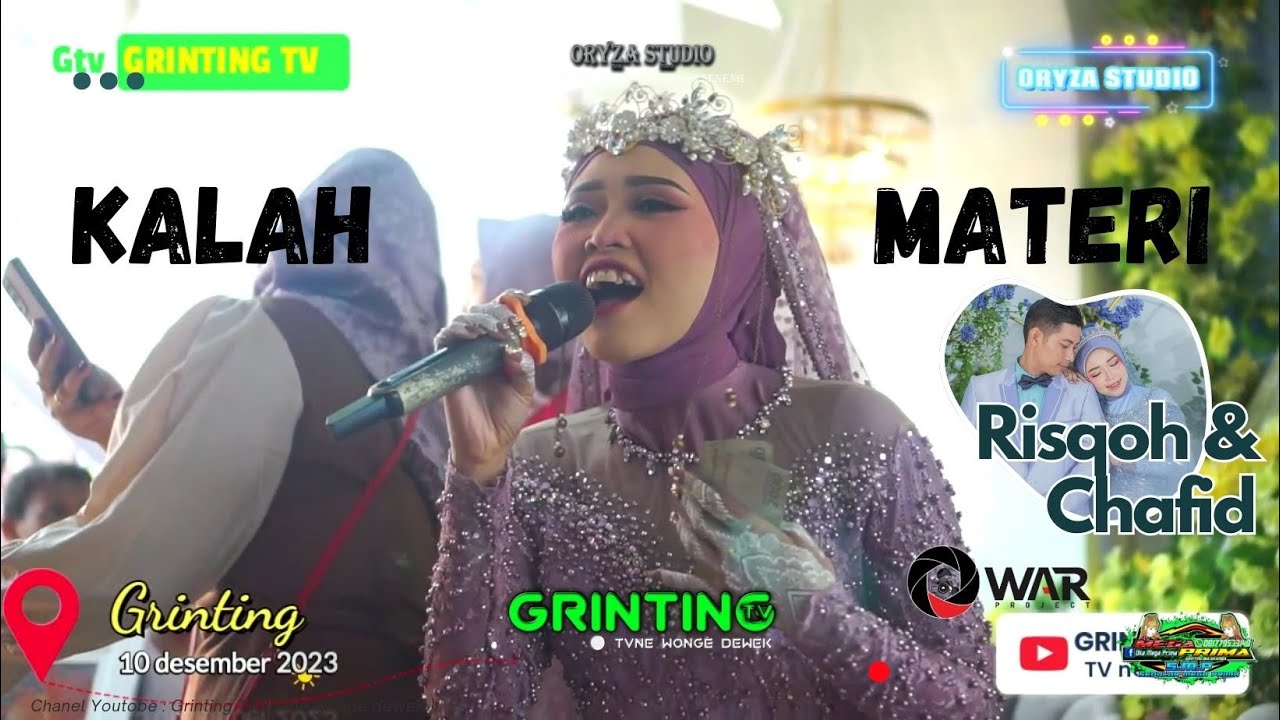 KALAH MATERI Voc. Winda WEDDING RISQO DAN CHAFID MEGAPRIMA GRINTING TV ...