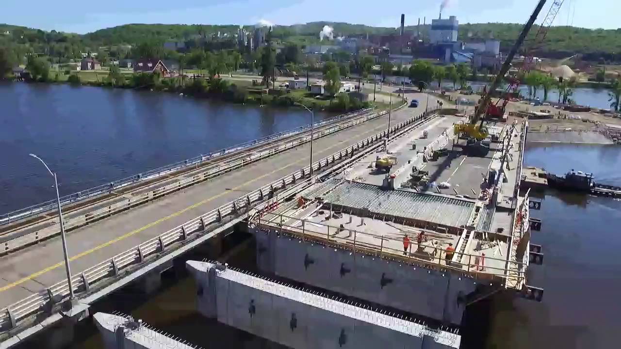 Timiskaming Ontario Dam Replacement July 27, 2016 - YouTube