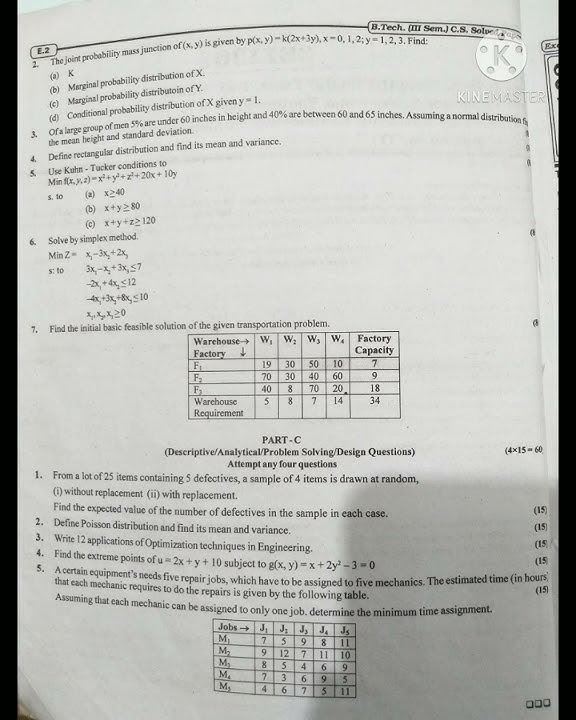 RTU - advanced engineering mathematics-2018 , sem 3 paper - YouTube