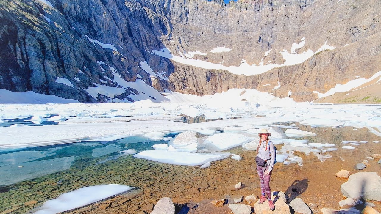 Hike to Iceberg Lake stole my heart🏞 ️ - YouTube