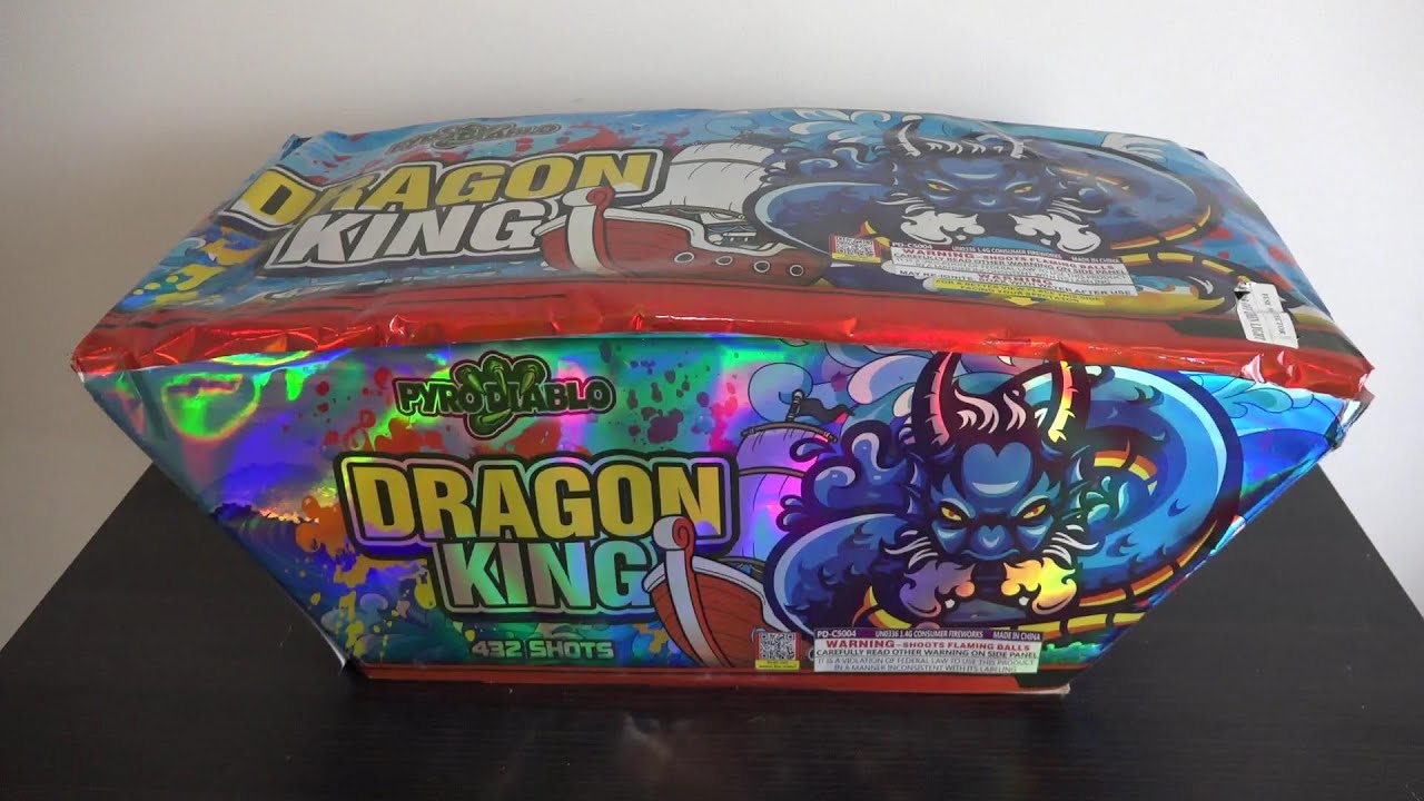 432 SHOT DRAGON KING by PYRO DIABLO FIREWORKS - YouTube