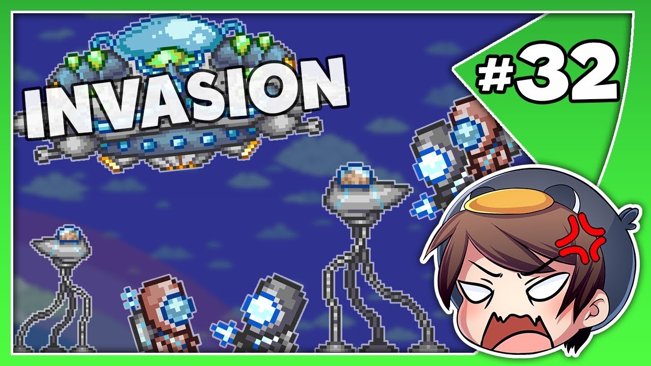 MARTIAN INVASION! // Terraria Invasion Playthrough // Episode 32 - YouTube