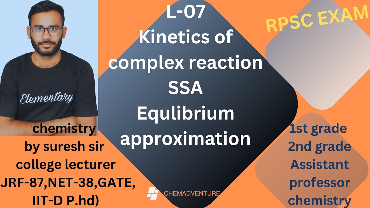 Chemical kinetics 07 | kinetics of complex reaction | equilibrium ...
