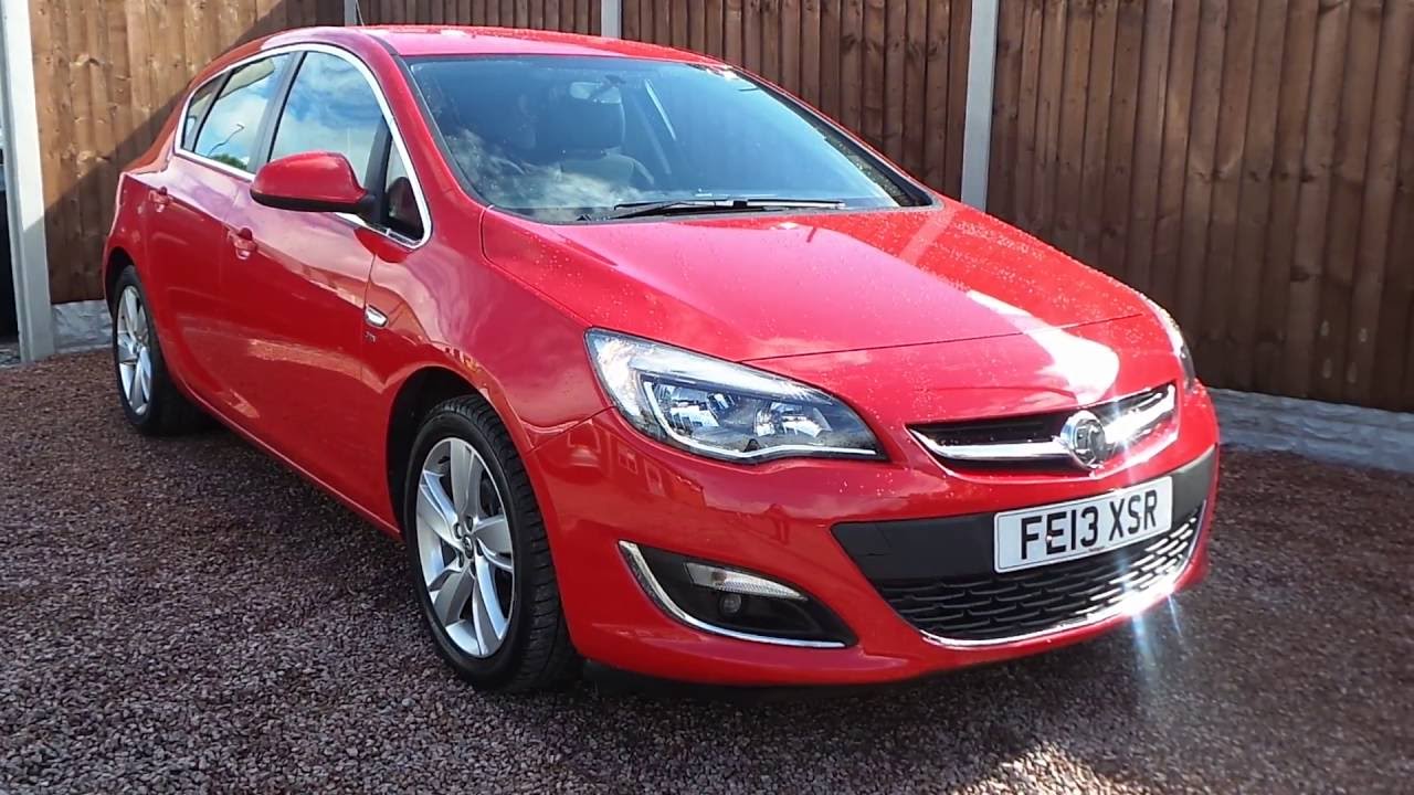 2013 2013 Vauxhall Astra 1.6 16V SRI 5dr in Power Red - YouTube