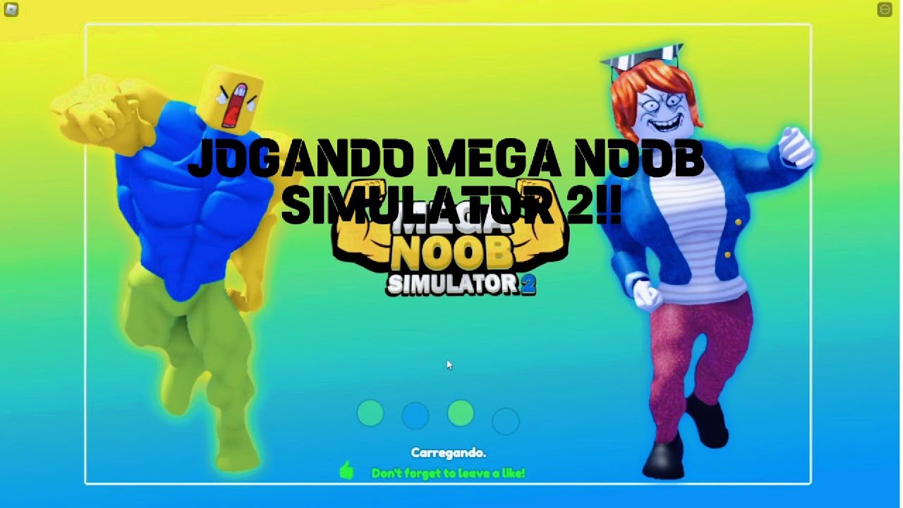 Jogando Noob Simulator 2!! - YouTube