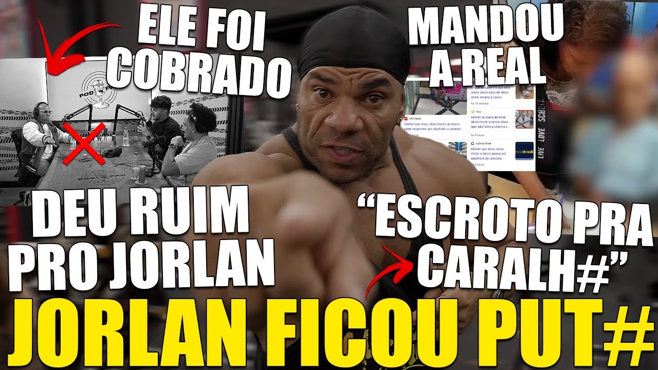 JORLAN TOMA BRONCA DE PATROCINADOR E FICA PUT# AO VIVO COM ATITUDE DA ...