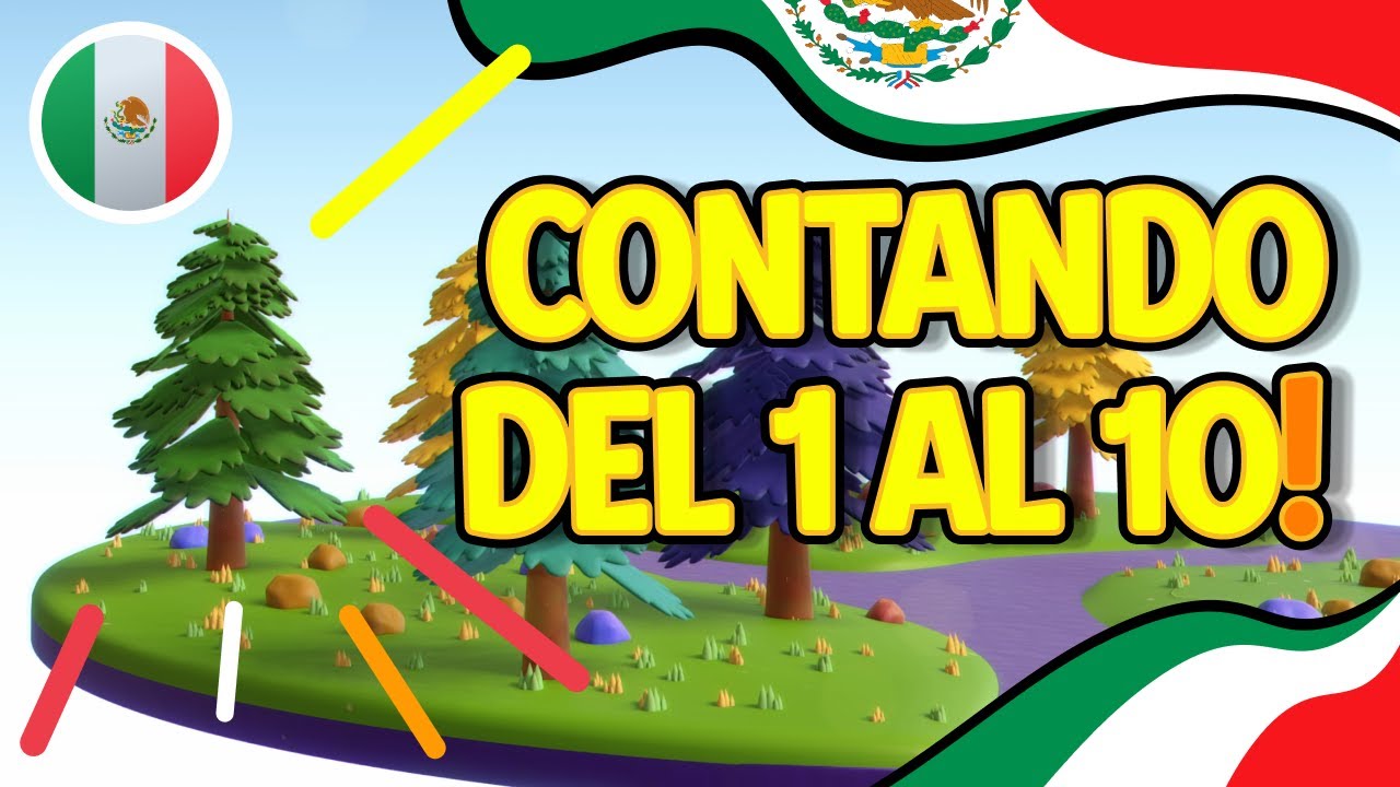 Contando del 1 al 10 en español para niños - YouTube