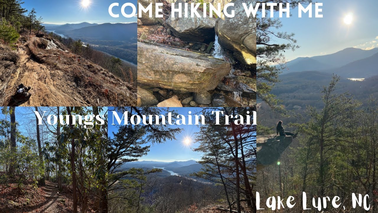 NC HIKING VLOG | YOUNGS MOUNTAIN TRAIL | LAKE LURE NC | NC HIKES | HIKE ...