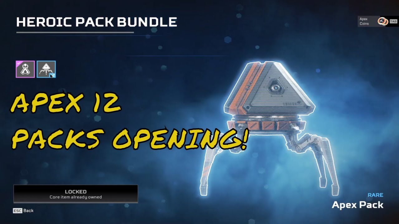 Opening The Apex Heroic Bundle (12 Packs) - YouTube