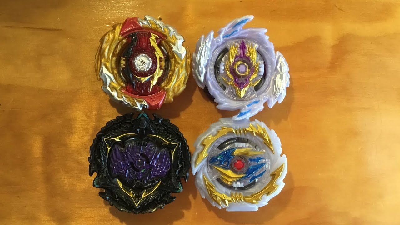 Beyblade Burst World Spryzen S6 Evo Lucius EndBringer L6 VS Raid Luinor ...