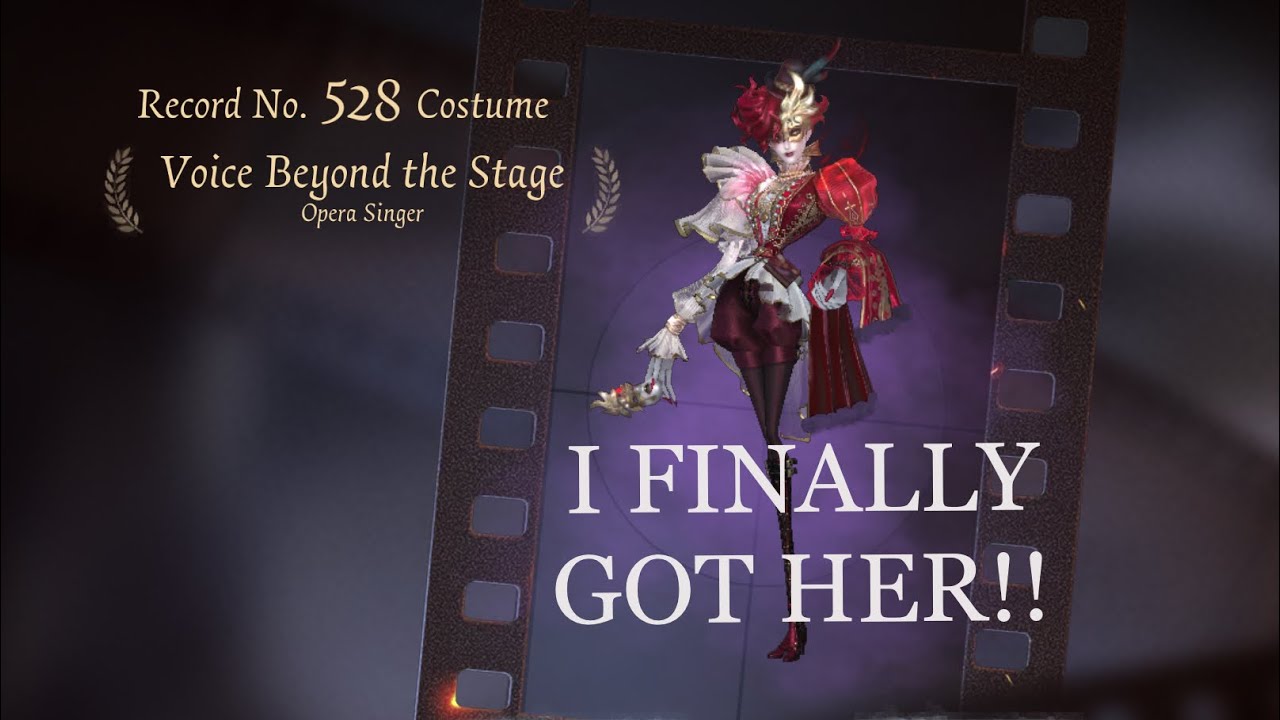 { Identity V } | She’s finally mine!! | Opera Singer |Voice Beyond the ...